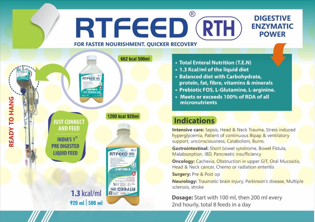 RTFeed ® RTH 500 ml, (Pack of 10 Bottles) - Burette